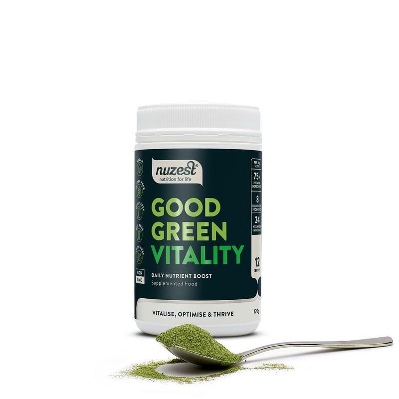 NUZEST GOOD GREEN VITALITY - SUPERBLEND OF ESSENTIAL NUTRIENTS ALL ...