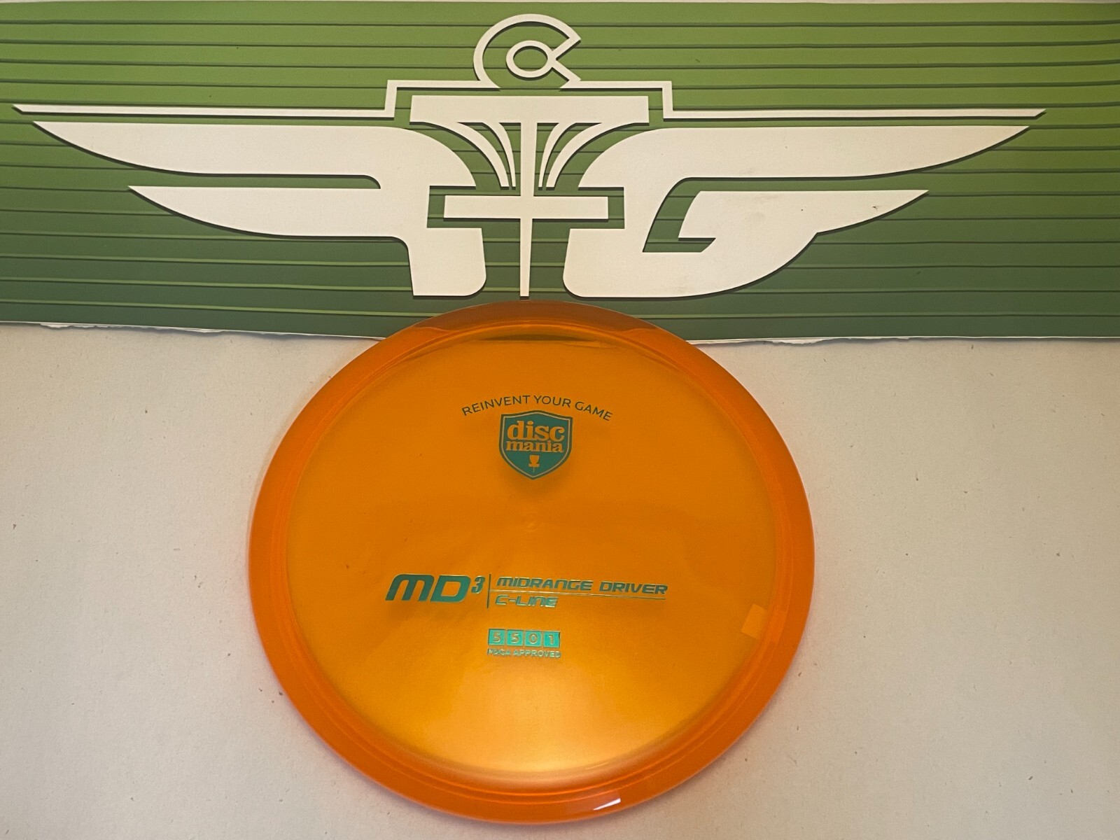 FLY GREEN DISC GOLF: DISCMANIA C-LINE MD3 MIDRANGE DRIVER 177G ORANAGE ...