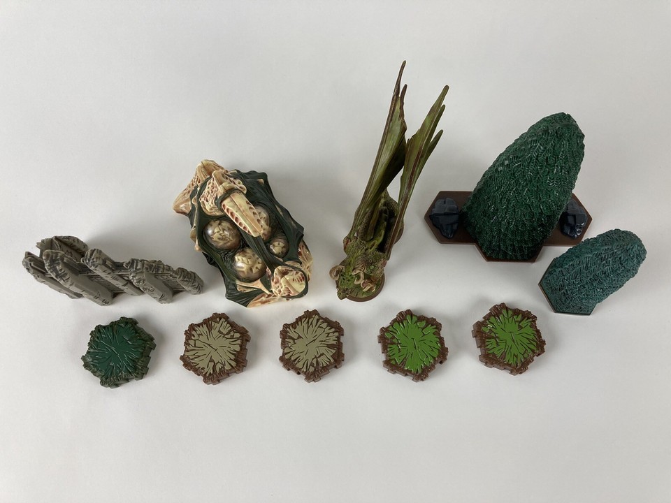 Heroscape Marro Hive + Charos + Evergreen Trees Ruined Wall Terrain ...