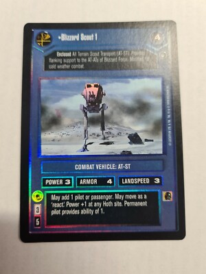 Star Wars CCG Decipher SWCCG: Reflections FOIL - Blizzard Scout 1 | eBay.de