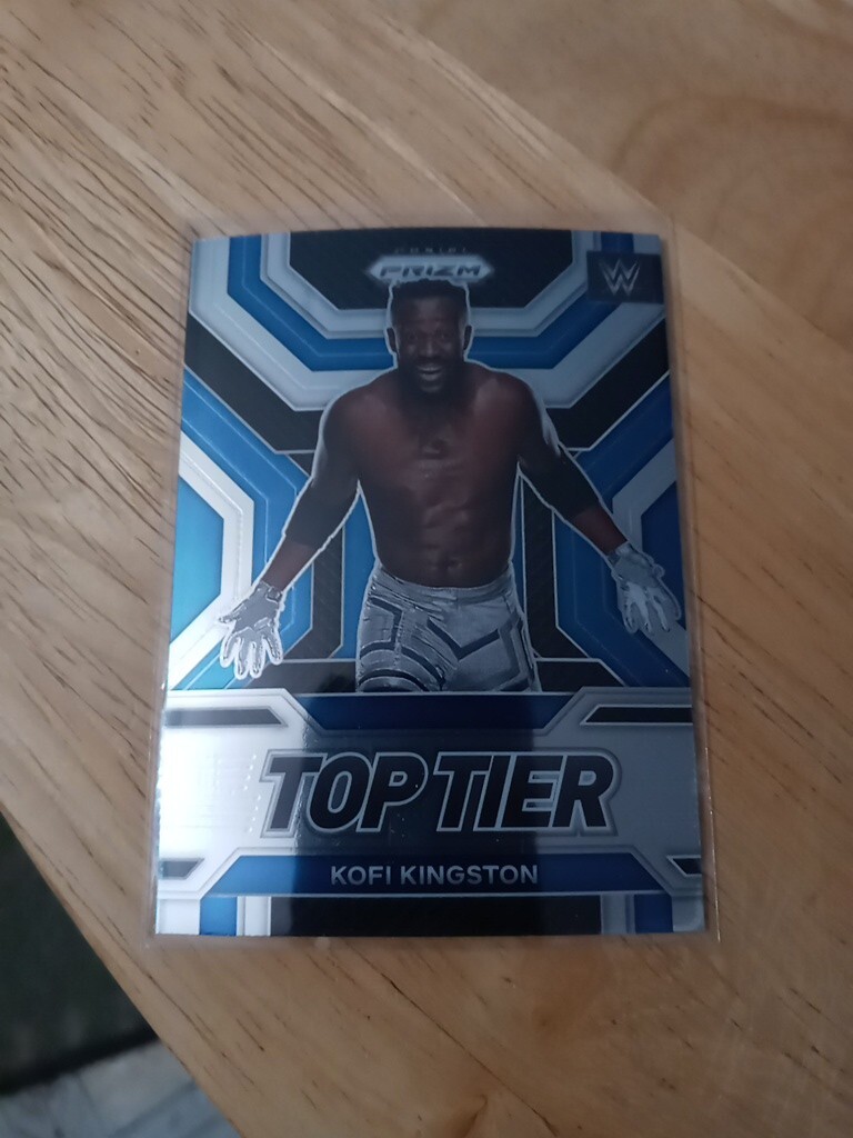 Kofi Kingston 2023 Panini Prizm WWE Wrestling Top Tier Insert #16 card ...