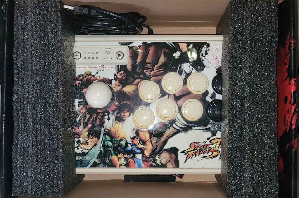 Street Fighter lV Arcade Fightstick (En Caja) PlayStation 3 - 20th ...