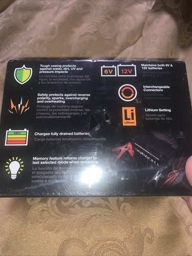 Duracell Ultra Automatic Battery Charger 0.8a 6v/12v SLC10002 5639 for ...