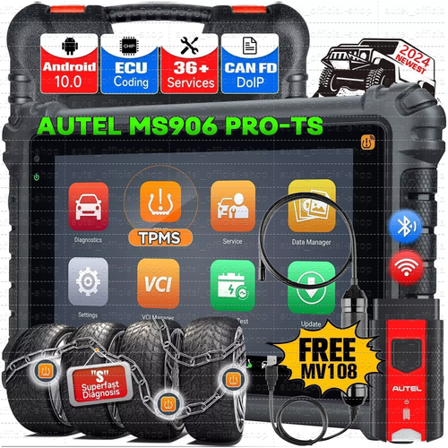 2024 Autel MaxiSys MS906Pro-TS Full TPMS Diagnostic Scanner Bidirectional Tool | eBay