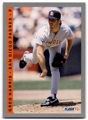 Greg Harris 1993 Fleer #139 San Diego Padres | eBay