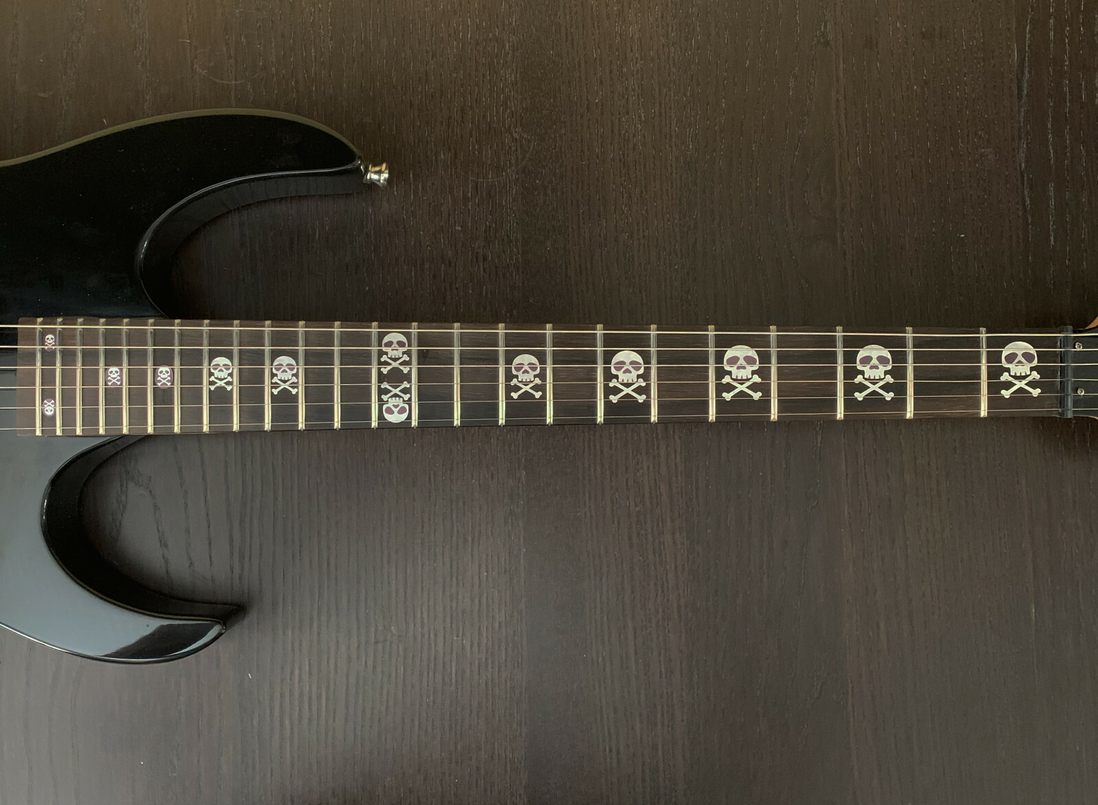 Captain Harlock Danzig Misfits Skull Kirk Hammett Vinyl Decal Guitar ...