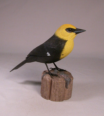 Yellow-headed Blackbird Backyard Bird Carvings/Birdhug | eBay