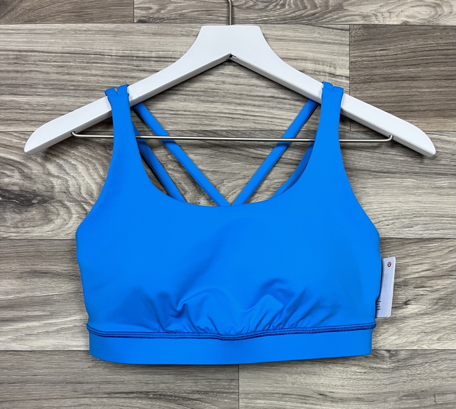 Lululemon Energy Bra Medium Support Size 6 B/C Cup Neo Blue NEOB 00340 ...