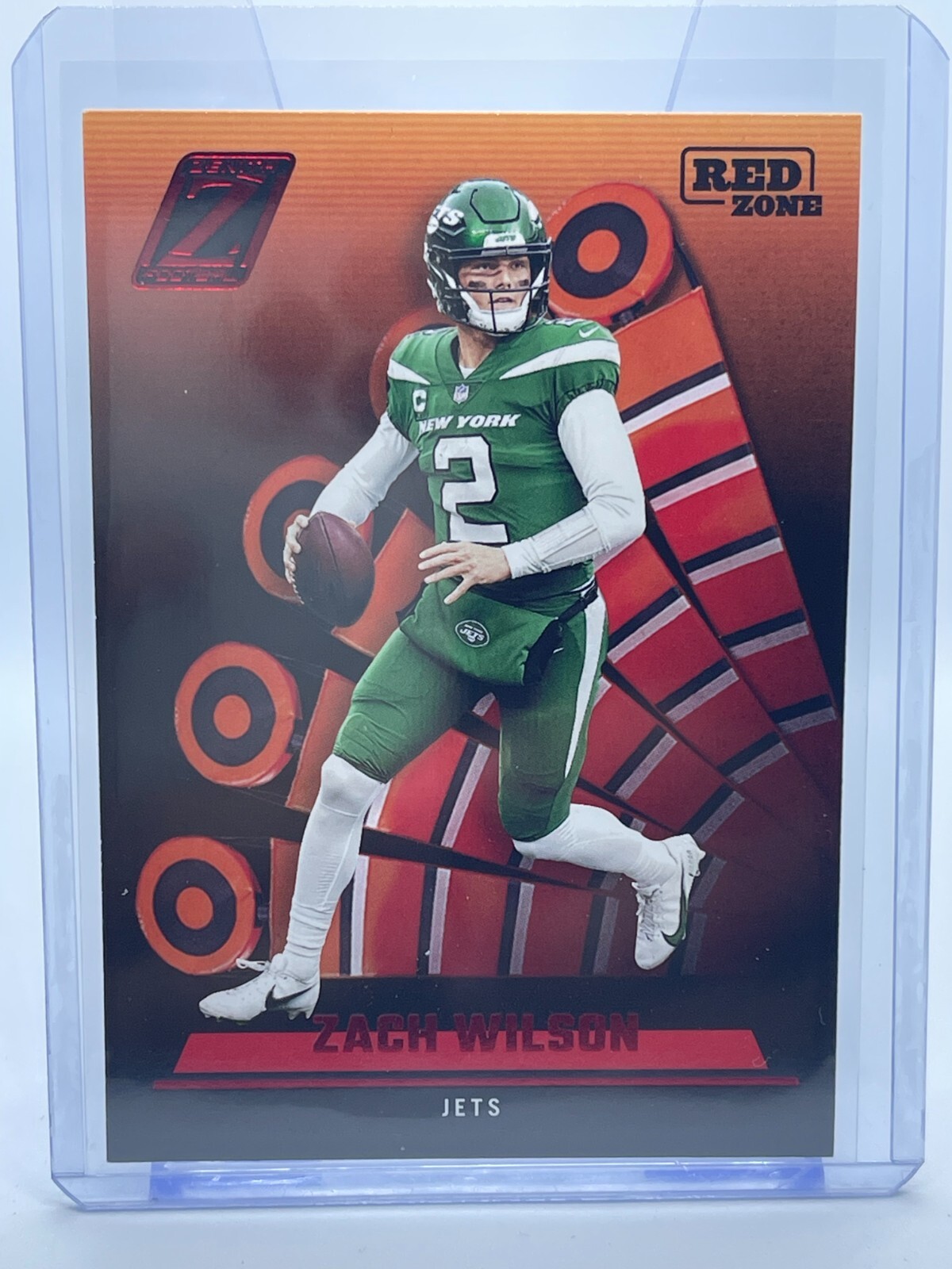 2022 Panini Zenith Football Jets Zach Wilson Red Zone | eBay