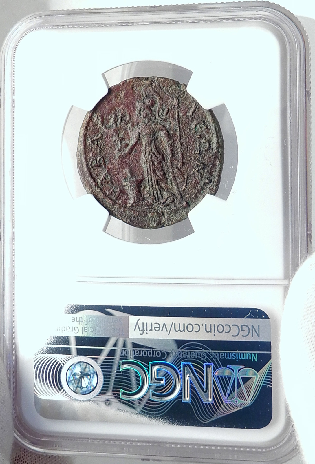 CARACALLA Very Rare Authentic Ancient Roman Coin of GABALA w ATHENA NGC ...