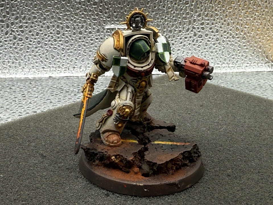 Warhammer 40k Dark Angels Terminator Captain Pro Painted Space Marines ...