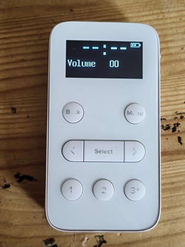 Pure Move R3 Pocket DAB+/FM Rechargeable Radio -White/Rose Gold. NEEDS ...