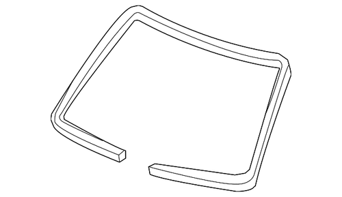 Genuine Nissan Lift Gate Glass Dam G2G16-89900 | eBay
