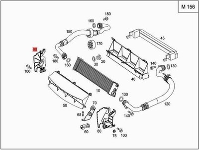 Genuine MERCEDES C204 S204 S212 W204 W212 C-CLASS W204 Bracket ...