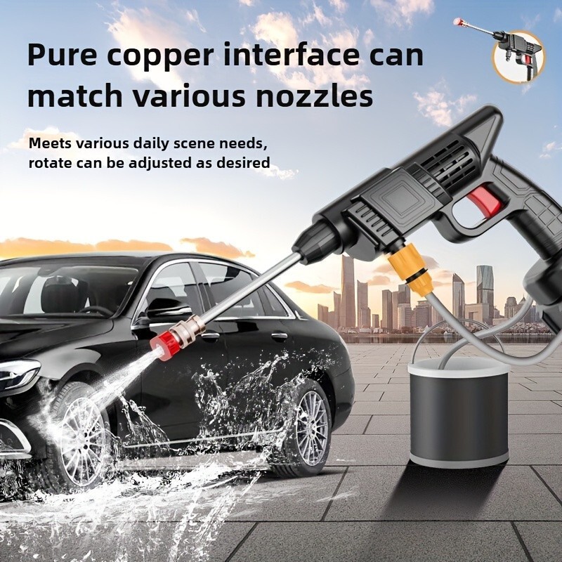 Wireless High Pressure Car Washer Portable Car Wash Cleaner Machine ...