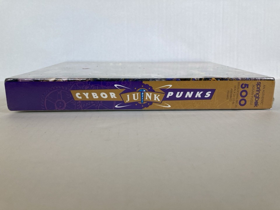 Vintage Cybor Junk Punks 500 Pc Jigsaw Puzzle STILL IN THE PLASTIC ...