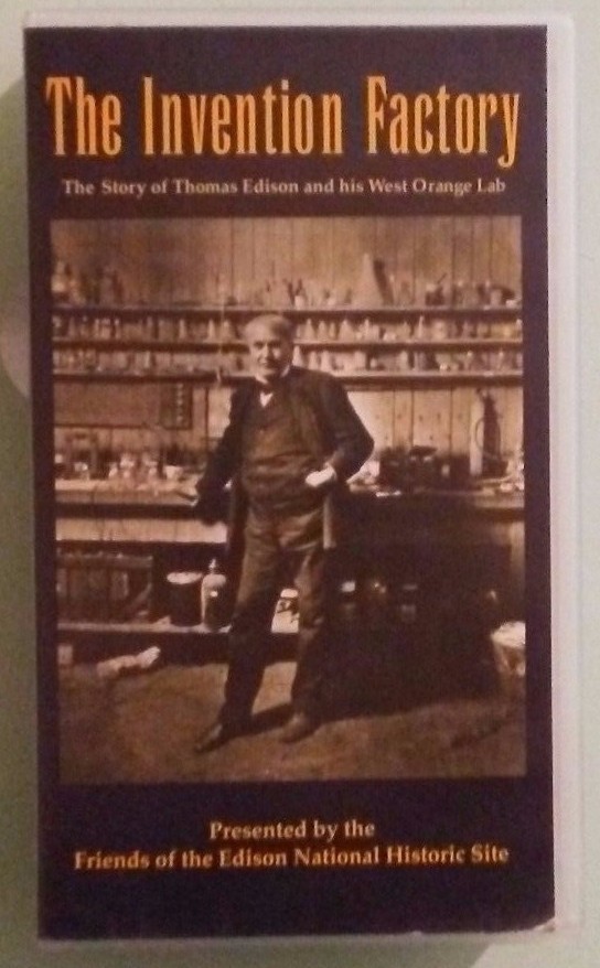 THE INVENTION FACTORY story of thomas edison & his west orange lab VHS ...