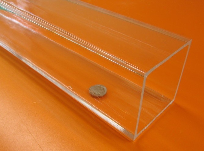 Acrylic Square Tube Clear Extruded 3.0" SQ x .125" Wall x 72" Length | eBay