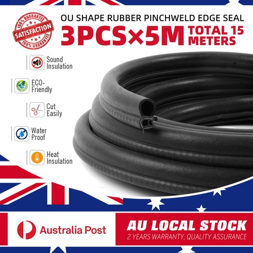 Bonnet edge Truck Trunk 15Meters Rubber Pinch Weld Seal Strip Pinchweld ...
