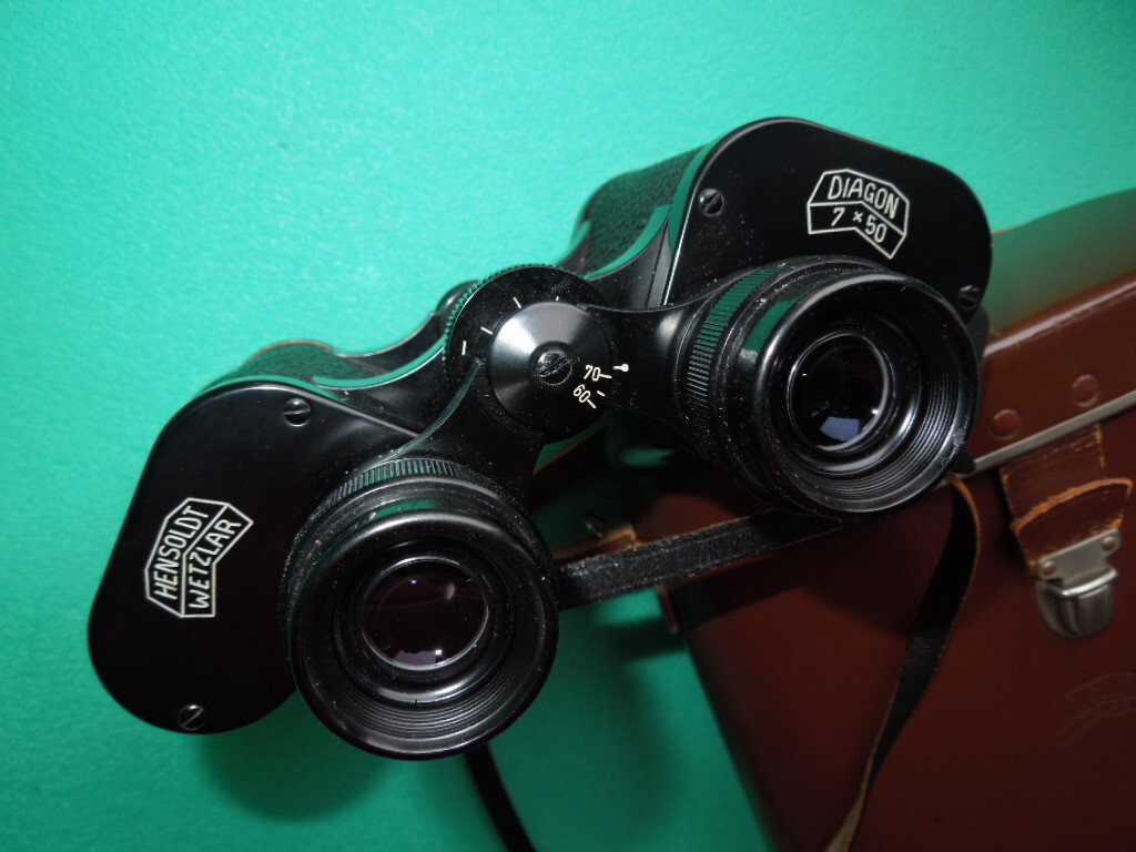 Rare COLLECTOR'S HENSOLDT Wetzlar "DIAGON" 7 X 50 amazing OPTIC & SHAPE ...