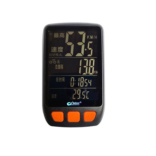 YT-638 Code Table Touch Screen Wireless Waterproof Odometer Speedometer ...