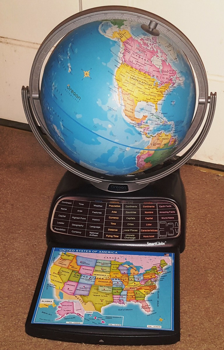Oregon Scientific Globe World Oregon Scientific Talking Touch Globe