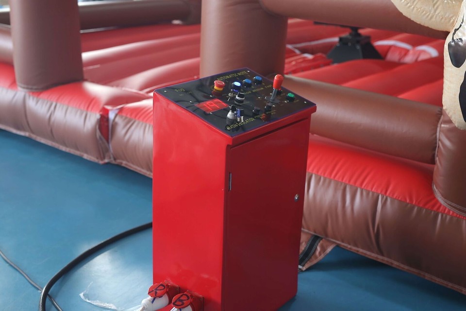 6x5x2.5m Inflatable Mechanical Bull Riding Rodeo Cowboy Bouncy For ...