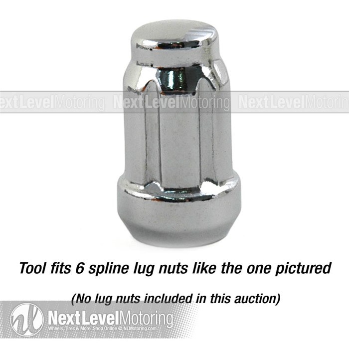 TWO 2 6 SPLINE DRIVE LUG NUT TOOL KEY FITS 12X1.5 FITS GORILLA WHITE ...