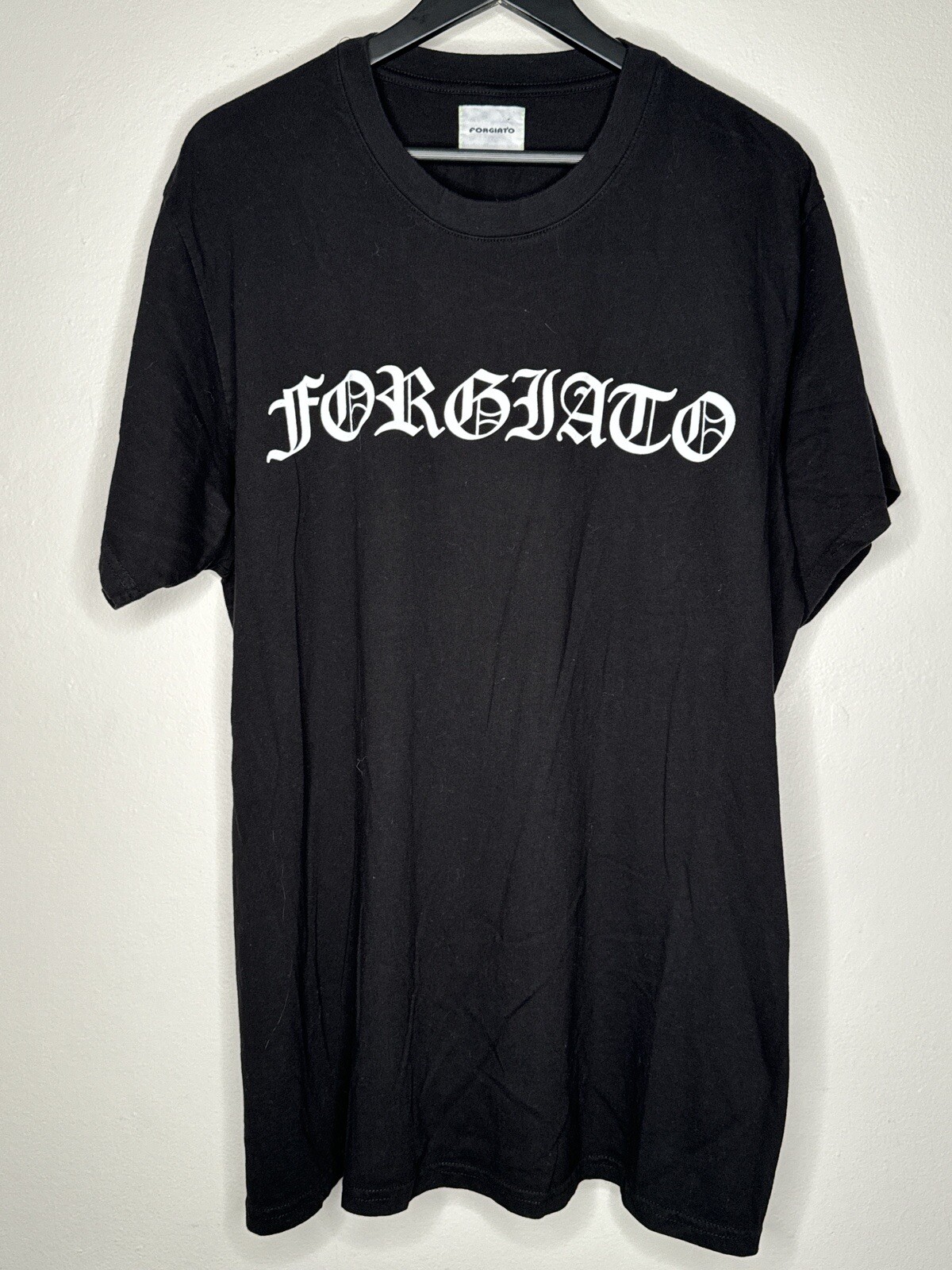 Forgiato Wheels Old English Script T Shirt Size XL Bl… - Gem