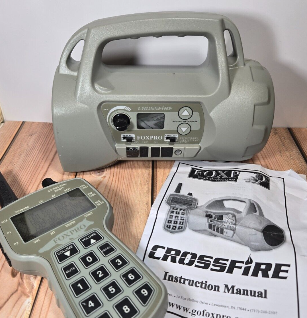 FOXPRO Crossfire Predator Game Call 75 Pre-loaded Sounds 500 Sound ...