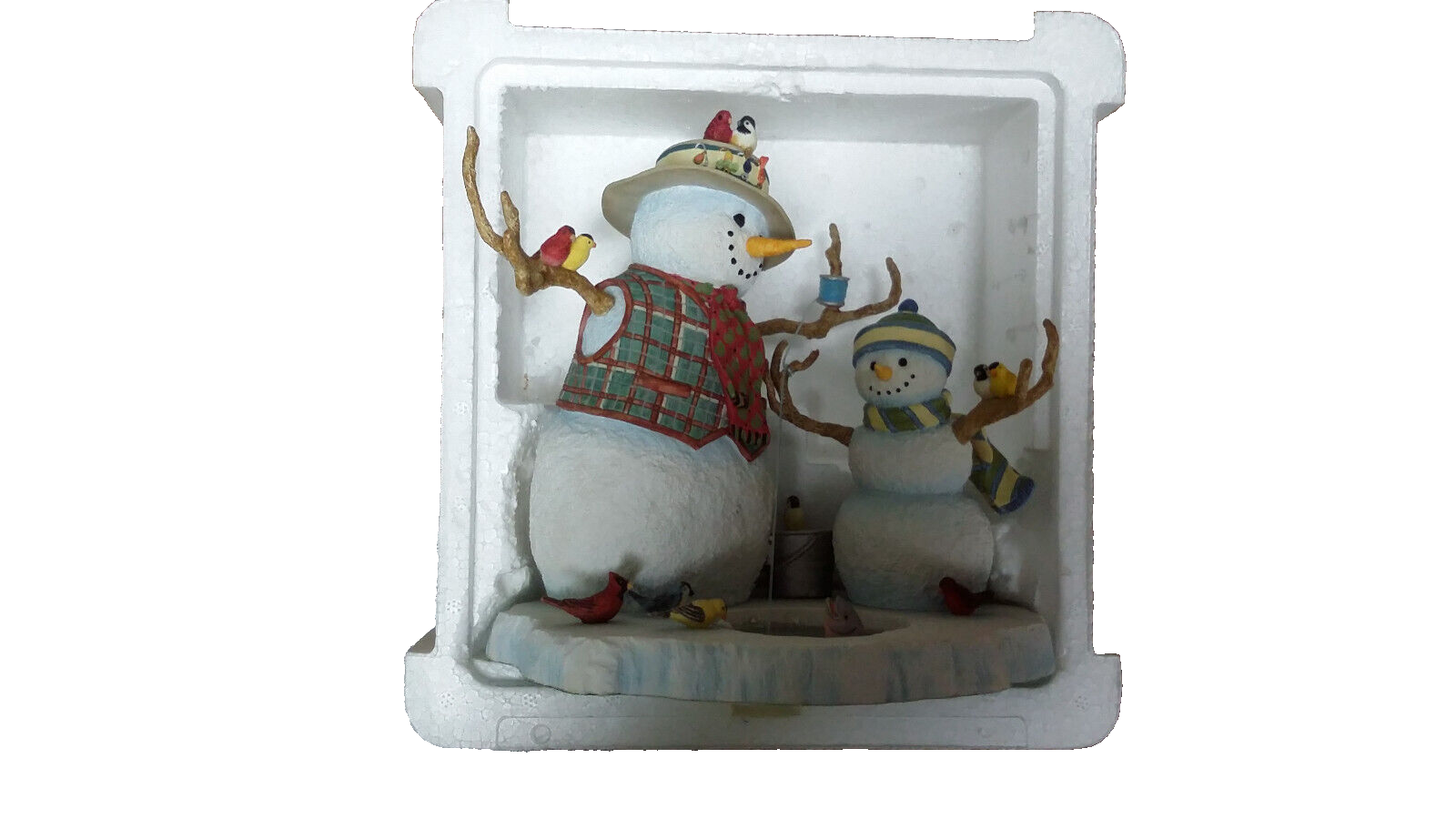 Lenox Lynn Bywaters Fishing with Grandpa Snowman Figurine in Box | eBay