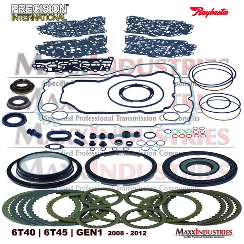 6T40 6T45 GM Transmission Rebuild Kit Master Kit less Steels fits GEN1 ...