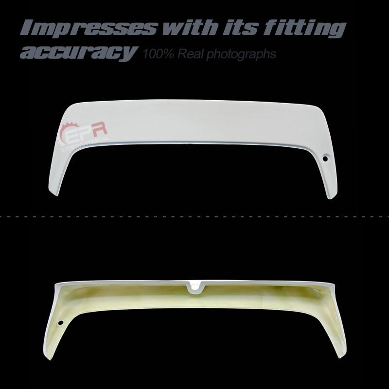 For Mazda RX7 FC3S FRP Unpainted Rear Trunk Spoiler Wing Lip Diffuser ...