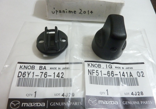Mazda Genuine OEM Ignition Knobs Inner and Outer NF51-66-141A-02 / D6Y1 ...