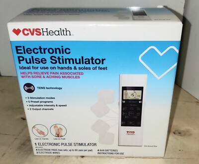 CVS Health Electronic Massager Pulse Muscle Stimulator Back Pain ...