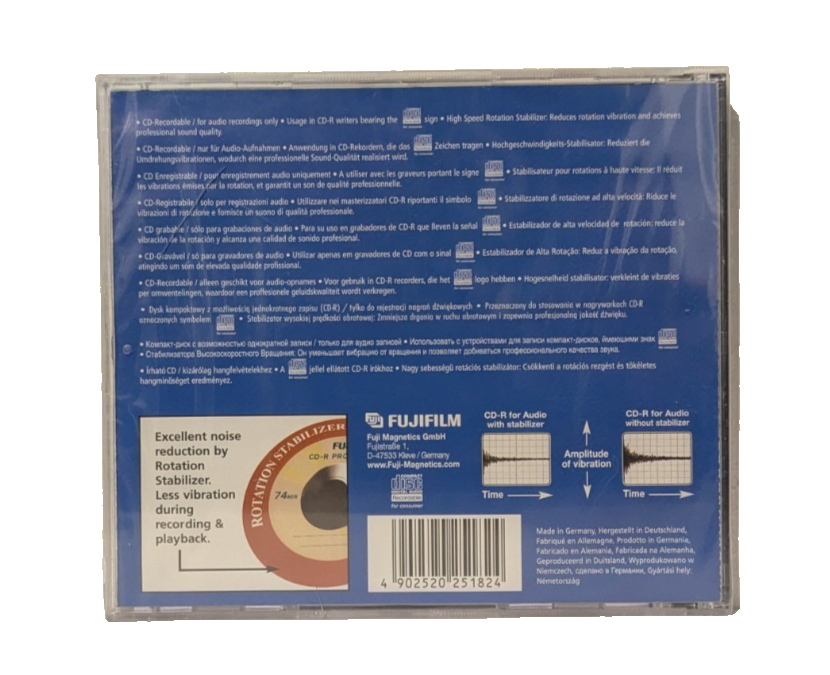 Fuji CD-R Pro 74 - CDR Audio Blank Recordable Disc - New & Sealed | eBay UK