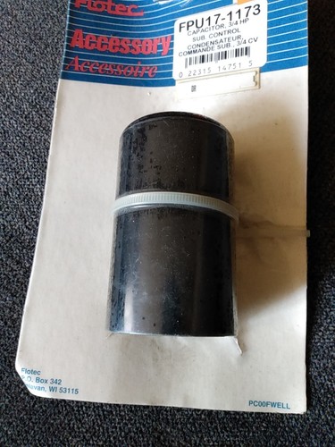 NEW IN PACKAGE FPU17-1173 Capacitor For Franklin 3/4HP Control Box ...