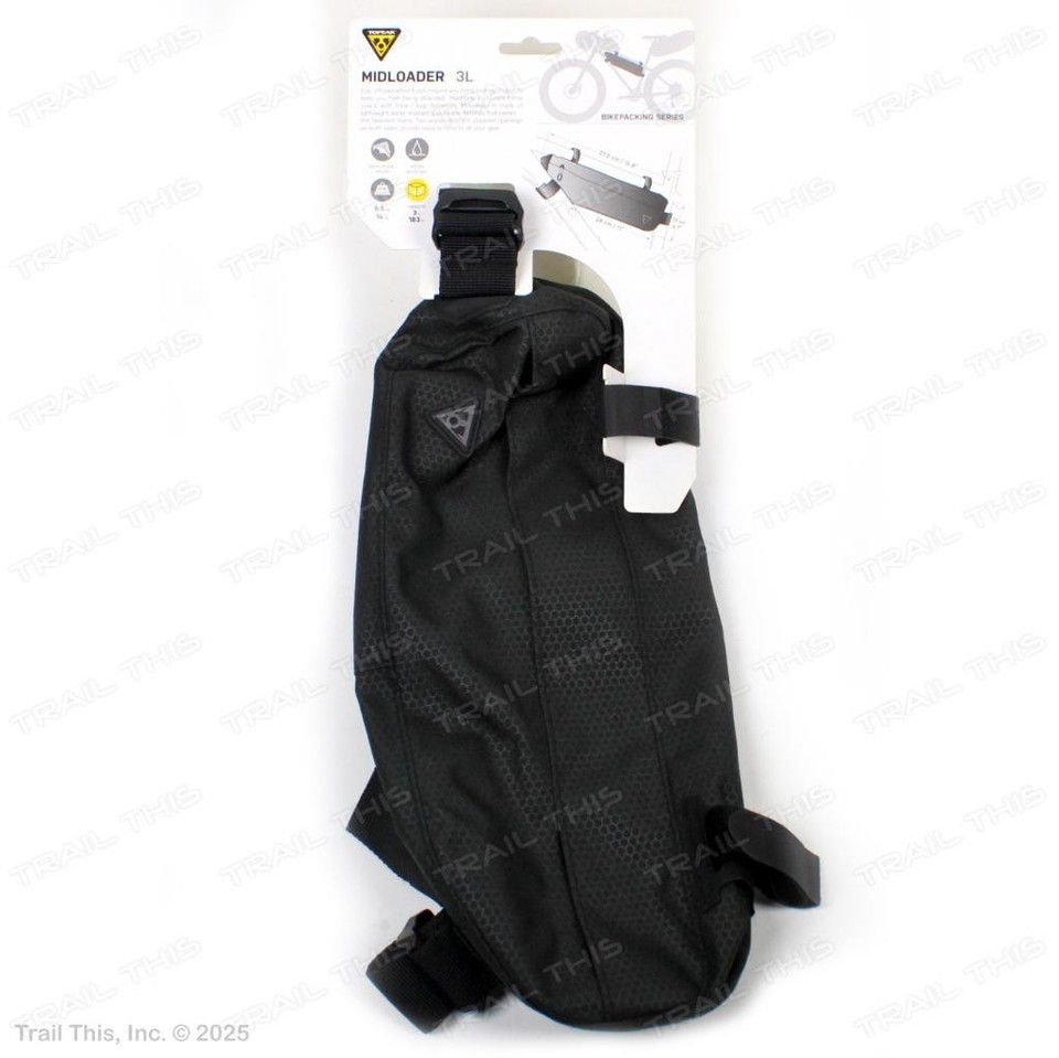 Topeak 3L Midloader Travel Gear Frame Mount Bicycle Packing Camping Bag ...