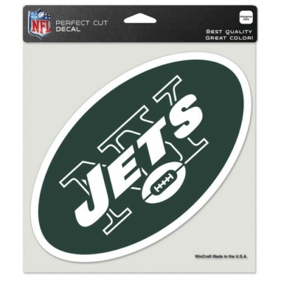 NEW YORK JETS LOGO CUT DECAL 8"X8" SHEET PERFECT FOR WINDOWS CORN HOLE ...