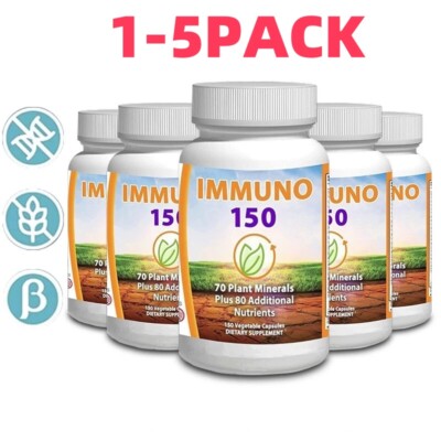 1-5 Pack Immuno 150 The Ultimate Multi Vitamin, Immune Booster, 150 ...