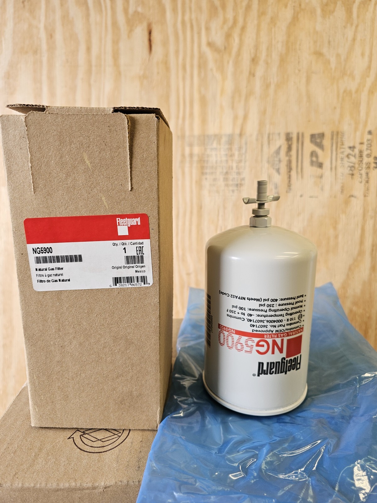 Fleetguard NG5900 Natural Gas Fuel Filter. BRAND NEW. CNG | eBay