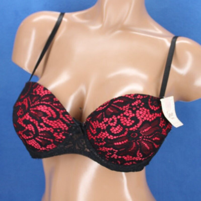 Spree Intimates 282-TOH Underwire Lined padded Push Up Bra NWT Size 36B ...