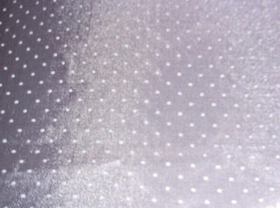 White Flock Mini Dots White Organza Fabric BHTY See Thru Wide Fabric | eBay