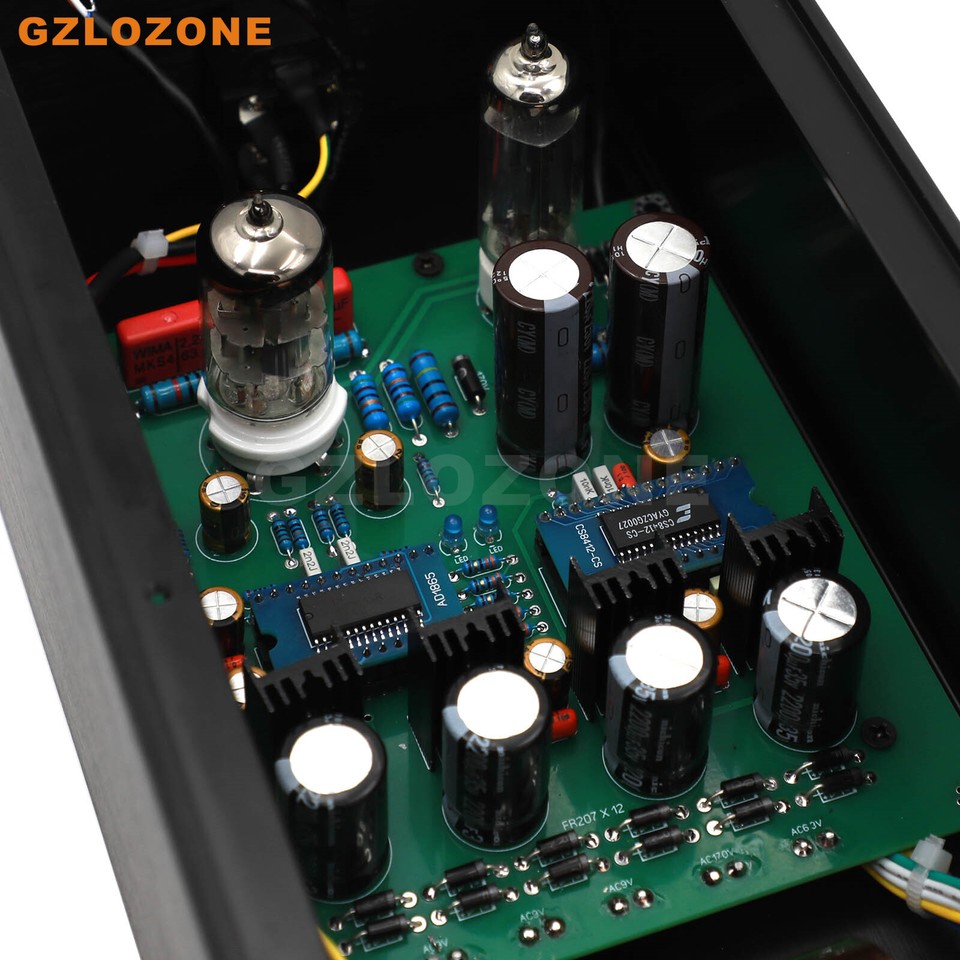 HIFI R2R Architecture Decoder AD1865 NOS Tube Audio DAC With 6N11 + 6Z4 ...