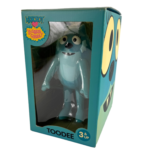 Yo Gabba Gabba KidRobot 2007 Flocked Toodee 9 Inch Vinyl Figure New In ...