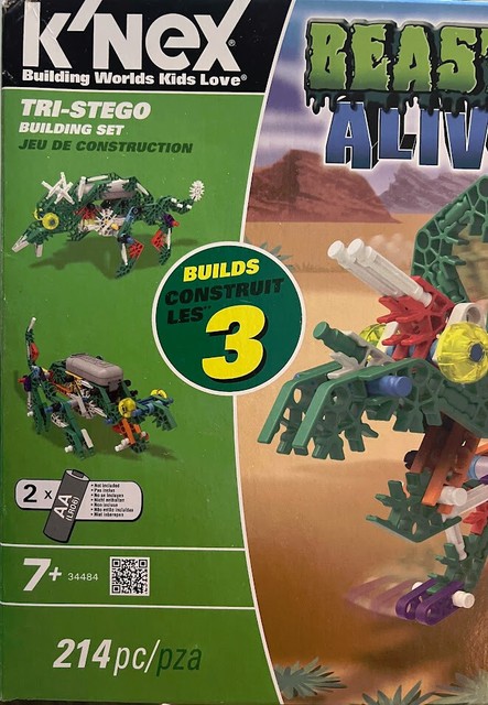 K'NEX KNEX Beasts Alive 3in1 Tri-stego Stegosaurus Dinosaur Building Set 34484 for sale online ...