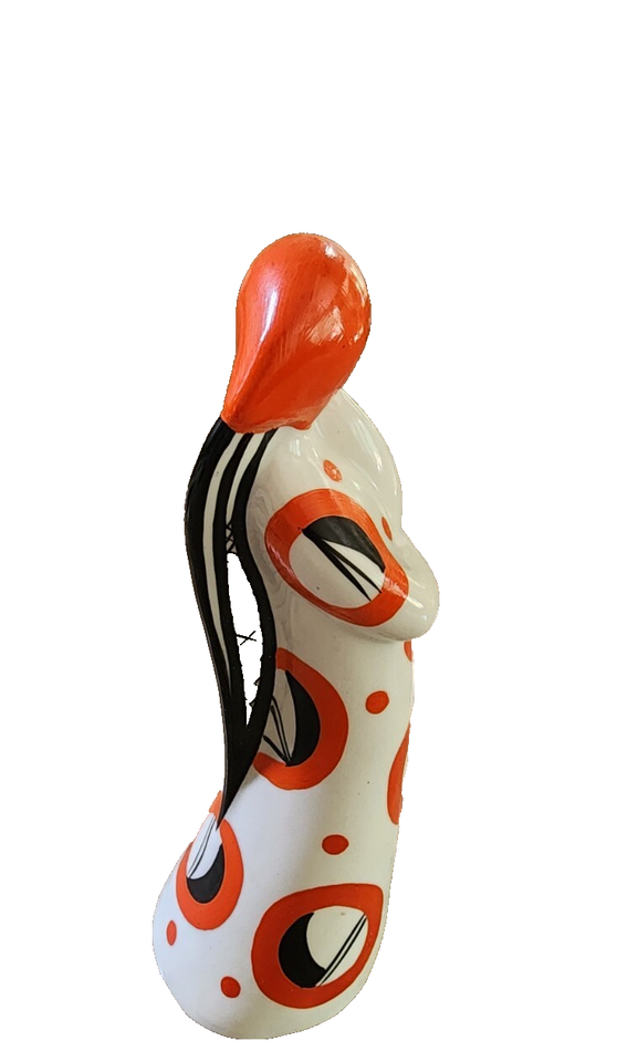 Old Gzel Russian Porcelain Figurine Girl With Braid USSR Vintage 1960s ...