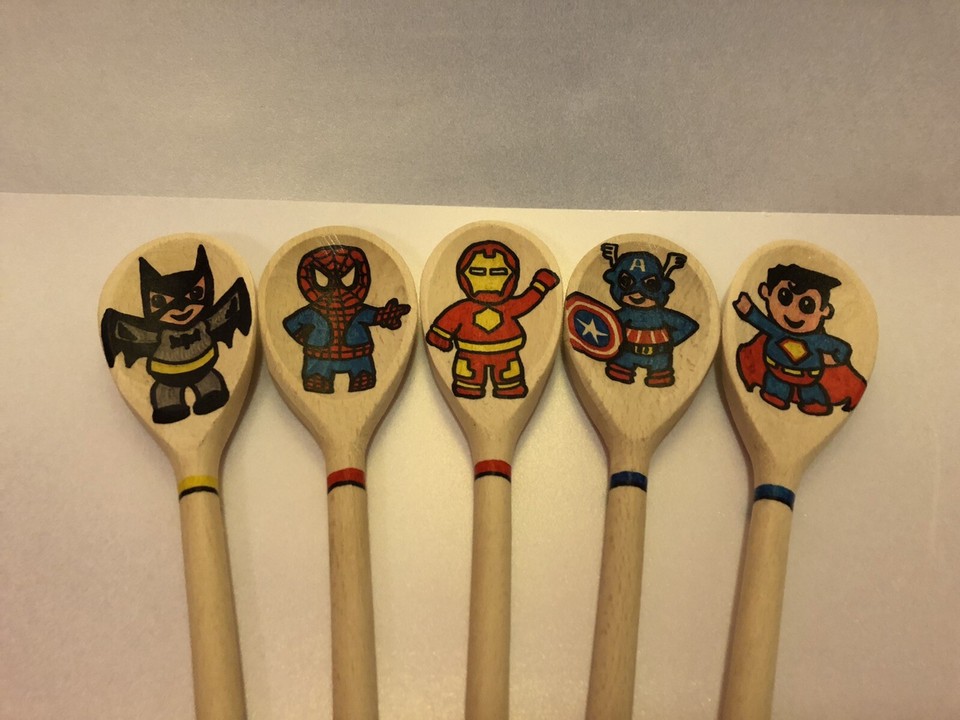 Superhero Story spoons. Teacher Gift | eBay UK