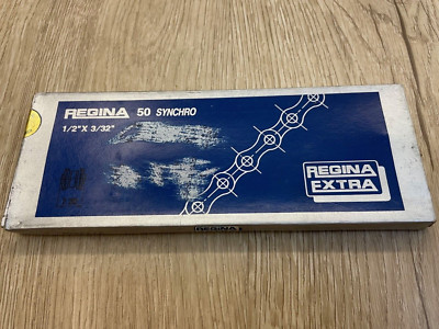 NOS Regina Extra 50 Synchro Vintage Bicycle Chain 1/2" x 3/32" 116 ...