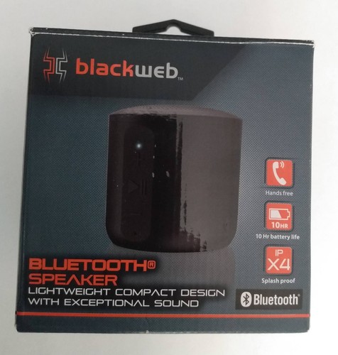Blackweb BWA18AA010 Portable Speaker System - Black for sale online | eBay